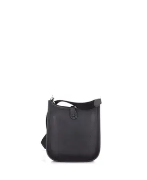 Hermès Tpm Evelyne Bag Gen Iii Clemence - Black
