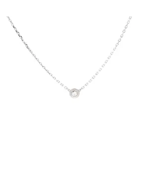 CARTIER Xs D'amour Pendant Necklace 18k Gold And Diamond, 16 - White