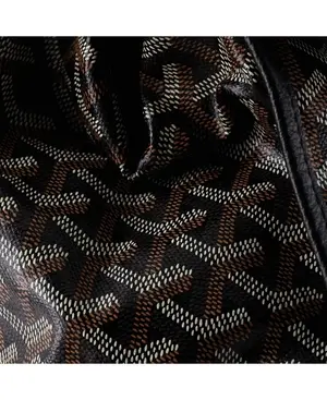 Goyard Saint Leger Briefcase Backpack Coated Canvas