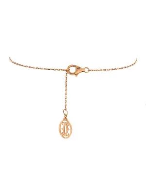 CARTIER Symbols Cross Bracelet 18k Rose Gold With Diamonds