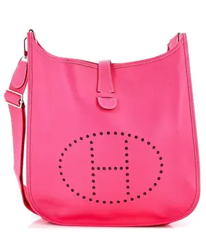 Hermès Gm Evelyne Bag Gen Iii Epsom Pink
