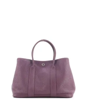 Hermès 30 Garden Party Tote Leather - Purple