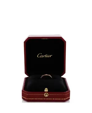CARTIER Lanieres Ring 18k Rose Gold With Sapphires