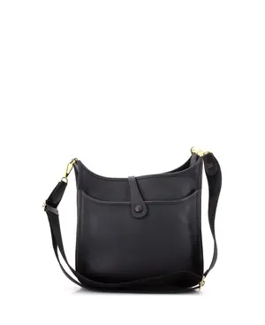 Hermès Pm Evelyne Bag Gen Iii Clemence - Black