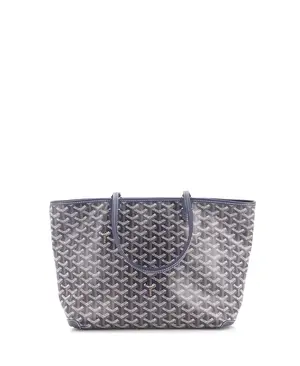 Goyard Pm Artois Tote Coated Canvas - Blue