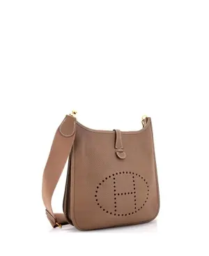 Hermès Pm Evelyne Bag Gen Iii Clemence - Gray