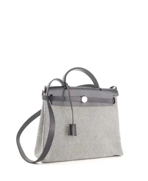 Hermès 31 Herbag Zip Criss Viking Toile And Leather