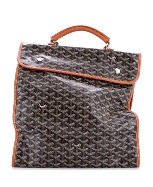 Goyard Saint Leger Briefcase Backpack Coated Canvas - Brown