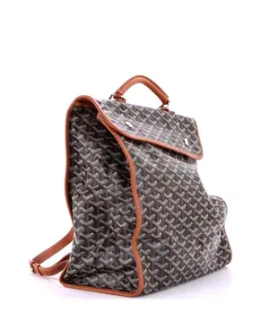 Goyard Saint Leger Briefcase Backpack Coated Canvas