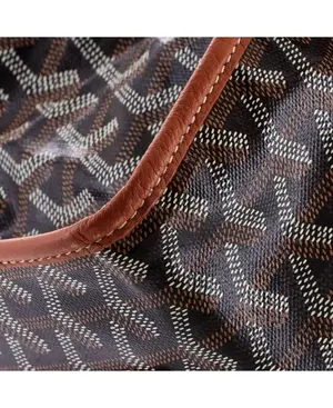 Goyard Saint Leger Briefcase Backpack Coated Canvas
