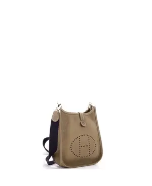 Hermès Tpm Evelyne Bag Gen Iii Clemence - Gray