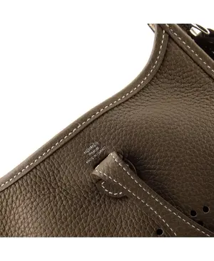 Hermès Tpm Evelyne Bag Gen Iii Clemence - Gray
