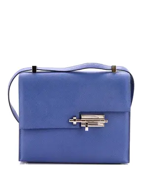 Hermès 23 Verrou Bag Epsom - Blue