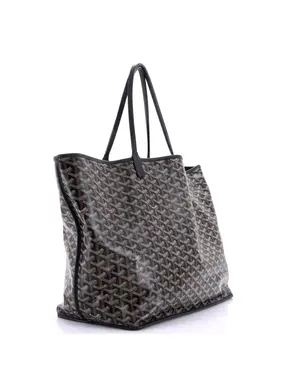Goyard Gm Anjou Reversible Tote Coated Canvas - Black