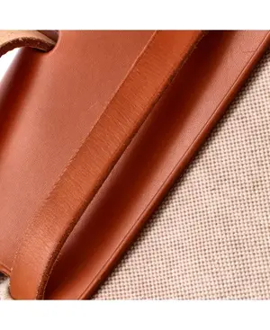 Hermès Gm Herbag Toile And Leather - Neutral