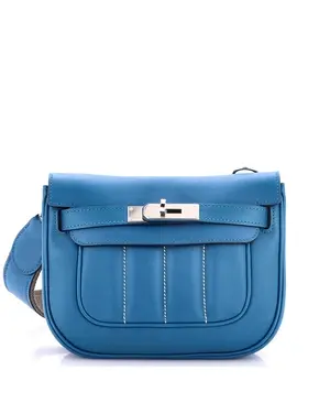 Hermès 21 Berline Bag Swift - Blue
