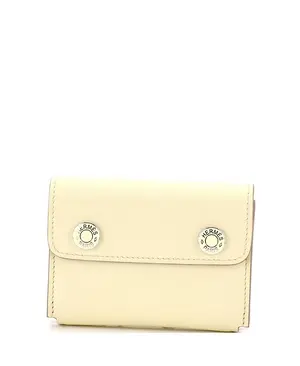 Hermès Hermesnap Card Holder Swift - Yellow