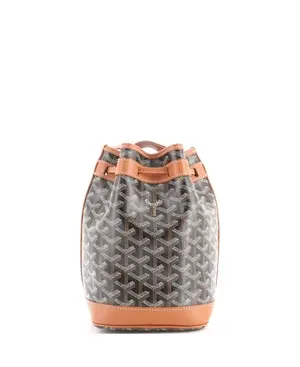 Goyard Pm Petit Flot Bucket Bag Coated Canvas
