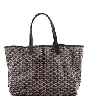 Goyard Pm Saint Louis Tote Coated Canvas - Black