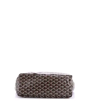 Goyard Pm Saint Louis Tote Coated Canvas - Black