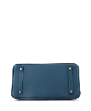 Hermès Birkin 30 Handbag Blue Epsom With Gold Hardware - Colvert