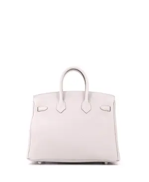 Hermès Birkin 25 Handbag Grey Togo With Palladium Hardware - Gris Perle
