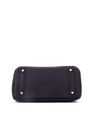 Hermès Birkin 30 Handbag Black Togo With Palladium Hardware - Noir