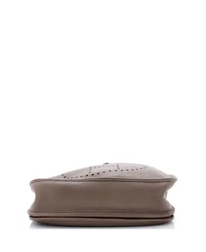 Hermès Gm Evelyne Bag Gen Iii Clemence - Gray