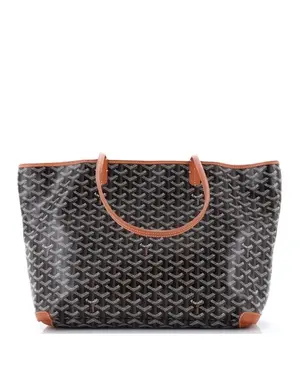 Goyard Mm Artois Tote Coated Canvas - Black