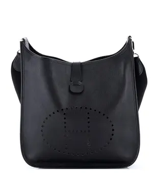 Hermès Gm Evelyne Bag Gen Ii Epsom - Black