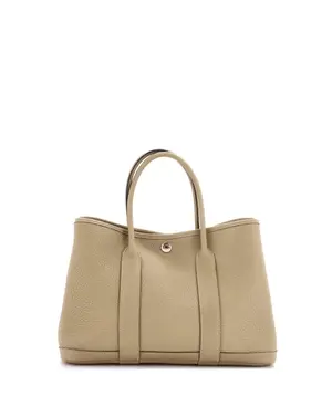 Hermès 30 Garden Party Tote Leather - Green