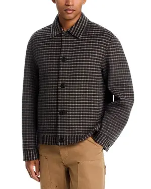 Theory Short Jacket In Wool Divide