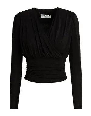 Chiara Boni La Petite Robe Top Size Polyamide, Viscose, Elastane, Polyester - Black