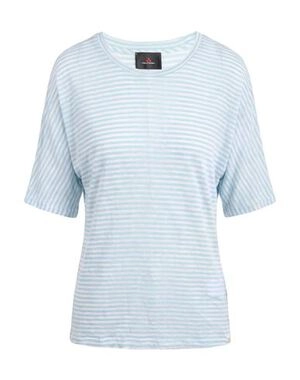 Peuterey T-shirt Sky Size Linen, Viscose - Blue