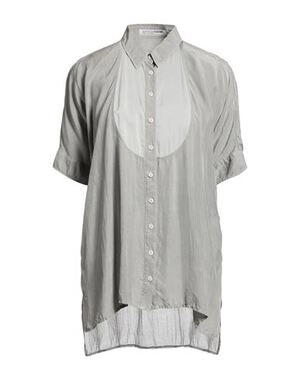 European Culture Shirt Size Cupro, Cotton, Viscose, Rubber - Grey