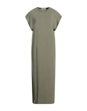 HINNOMINATE Midi Dress Size Rayon, Polyester, Elastane - Green