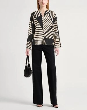 Alpha Studio Top Ivory Size Cotton