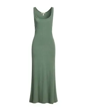 HINNOMINATE Maxi Dress Military Size Polyester, Viscose, Elastane