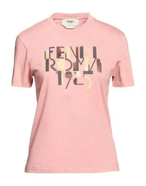 Fendi T-shirt Antique Rose Size Cotton