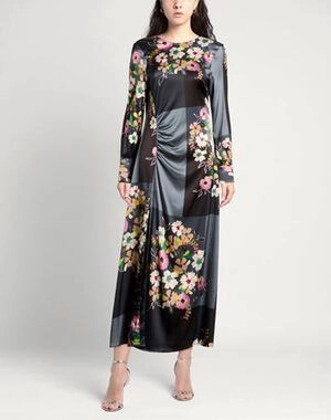 SHIRTAPORTER Midi Dress Slate Size Viscose, Elastane
