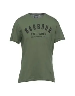 Barbour T-shirt Military Size Cotton
