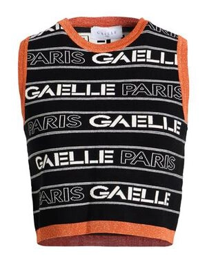 GAELLE PARIS Top Size Viscose, Nylon, Metallic Fiber - Black