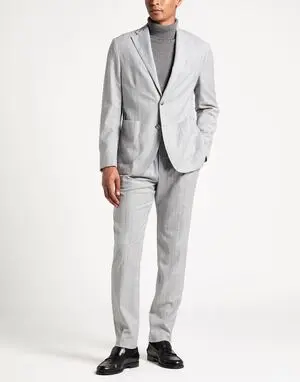 MANUEL RITZ Suit Light Size Virgin Wool, Elastane