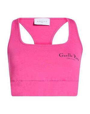 GAELLE PARIS Top Size Cotton, Elastane - Fuchsia