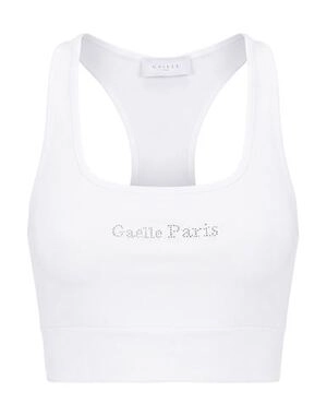 GAELLE PARIS Top Size Cotton, Elastane - White
