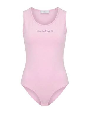 GAELLE PARIS Bodysuit Size Cotton, Elastane - Pink