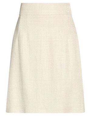Dolce & Gabbana Mini Skirt Size Viscose, Linen, Polyamide - Beige