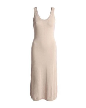 Brunello Cucinelli Midi Dress Size Cashmere - Beige