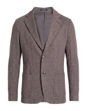 Emporio Armani Man Blazer Taupe Size 44 Virgin Wool Grey