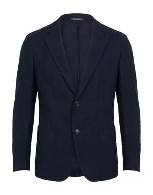 Emporio Armani Blazer Taupe Size Virgin Wool - Navy